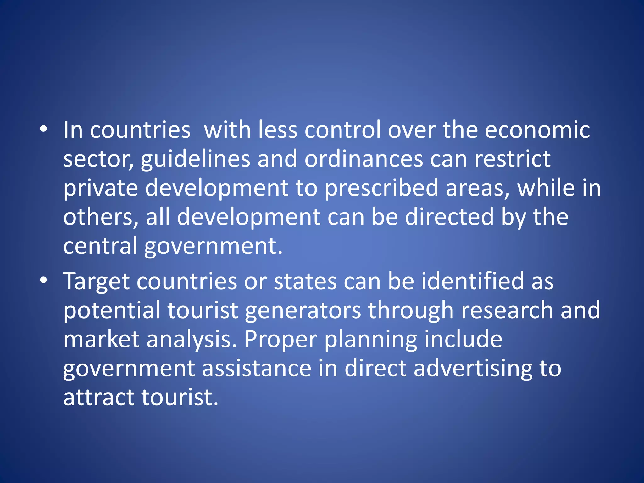 Tourism planning and development (Introduction) | PPTX