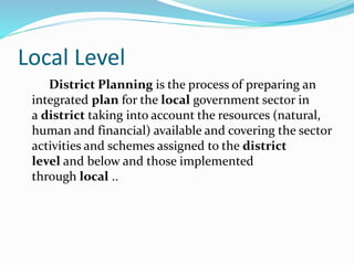 Tourism planning levels | PPT
