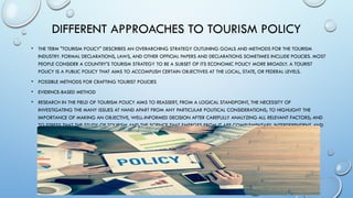 TOURISM POLICY AND PLANNING.pdrtdtffccptx | PPTX
