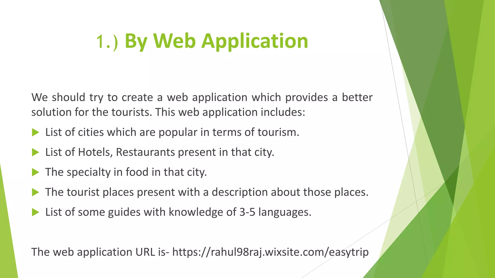 Tourism problems & their solutions | PPTX