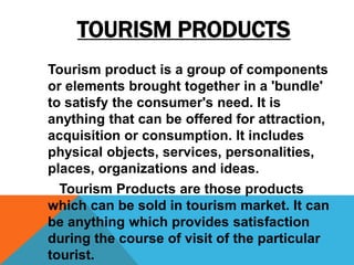 Tourism product | PPTX