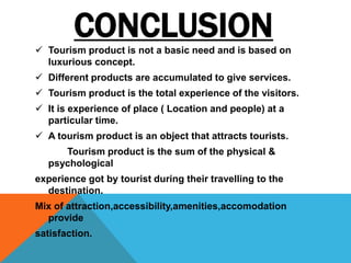 Tourism product | PPTX