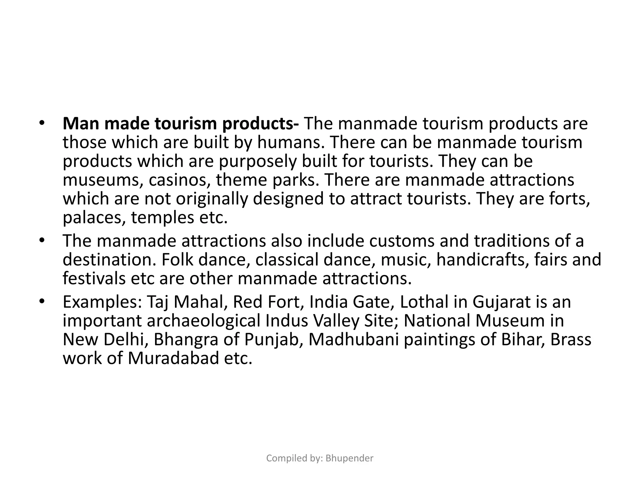 Tourism product | PPTX