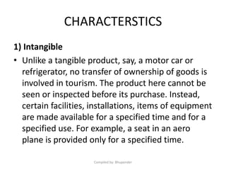 Tourism product | PPTX