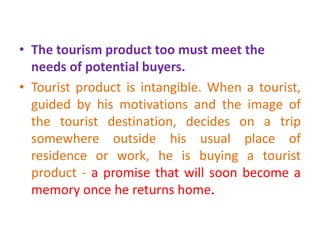 Tourism product (1) | PPTX