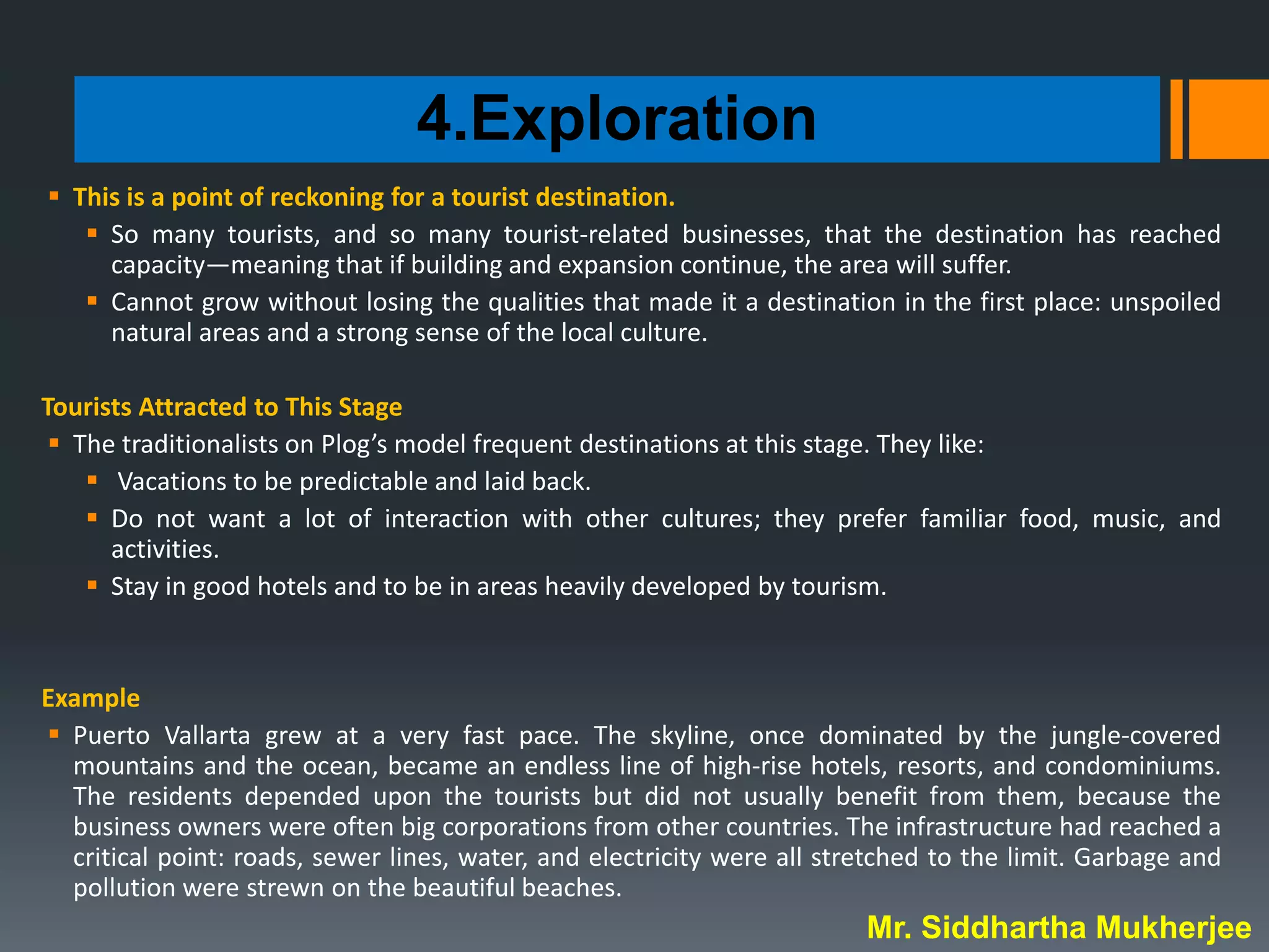 Tourism product life cycle siddhartha mukherjee | PPTX