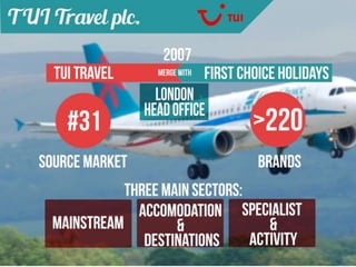 Tourism product of TUI | PPTX