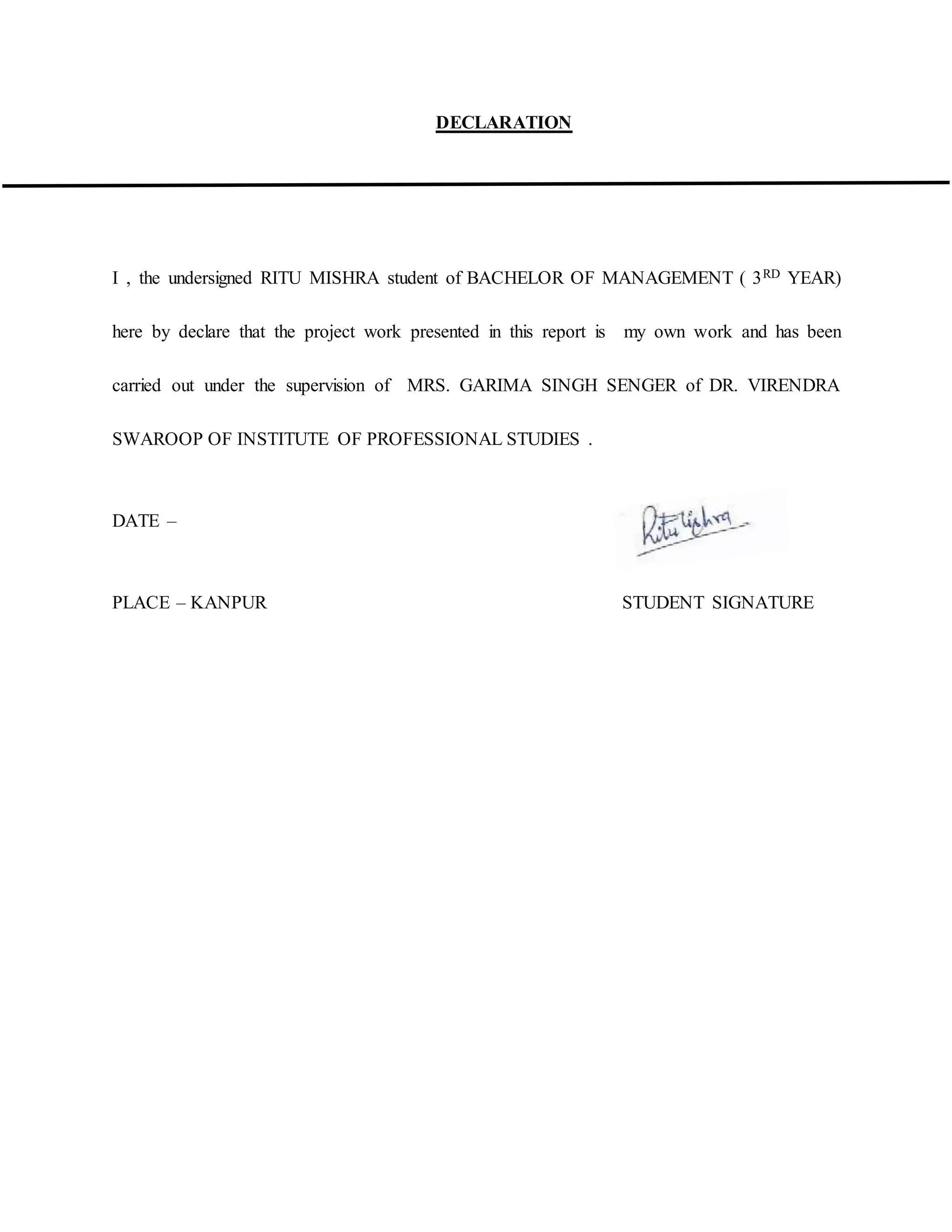 Tourism project | DOCX