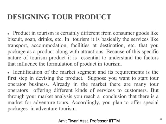 Tourism resident oriented product | PDF