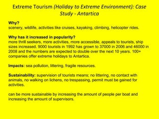 Tourism revision | PPT