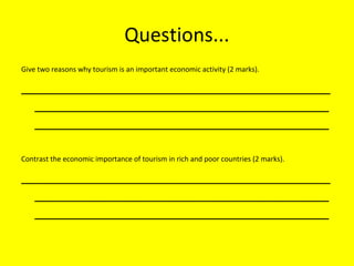 Tourism revision | PPT