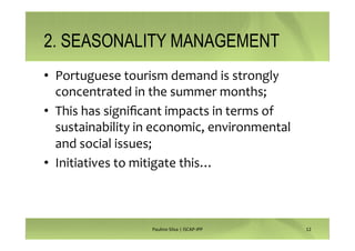 Tourism Sustainability - Portugal by Paulino Silva | PDF