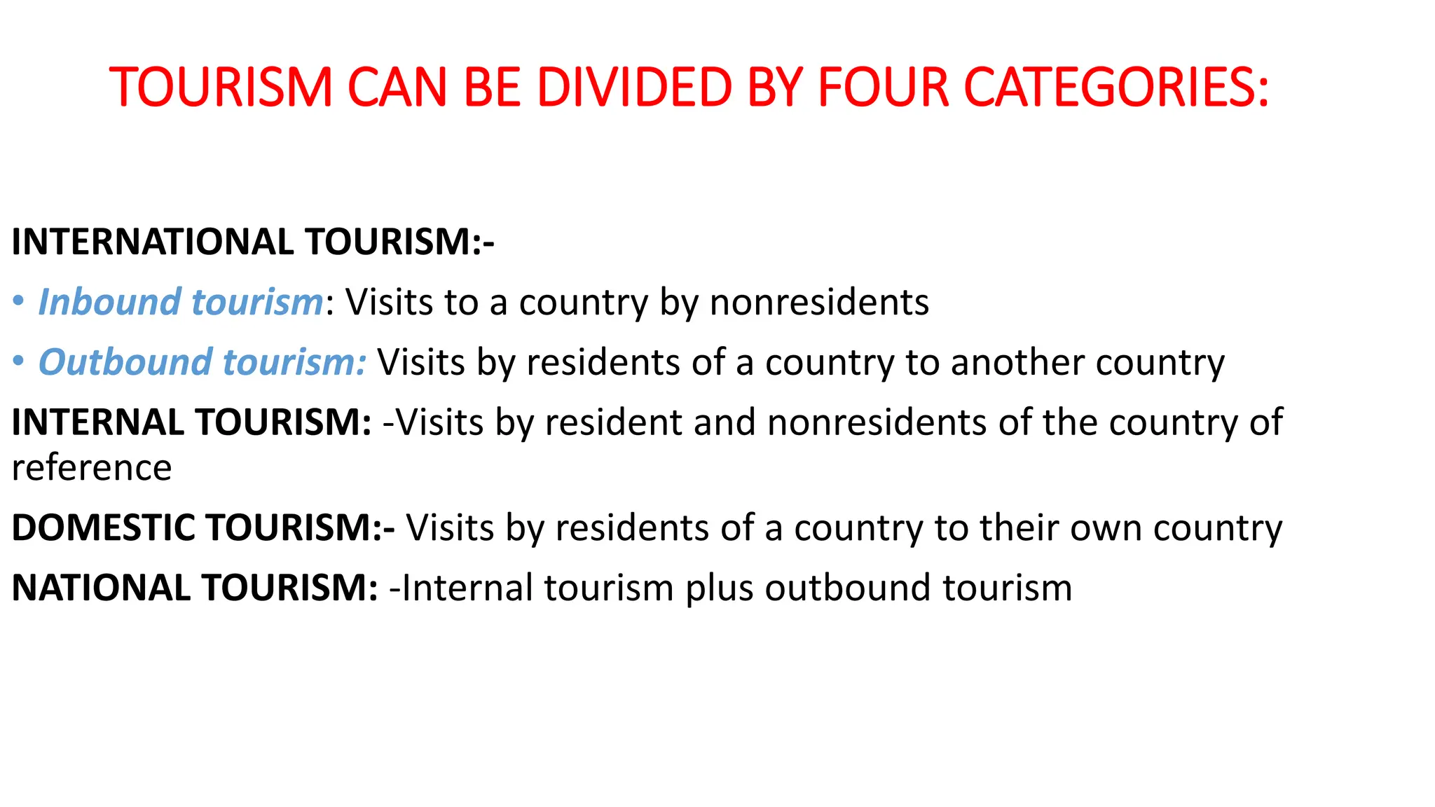 TOURISM TYPES & CATEGORIES.pptx | Polar Travel | Travel Locations