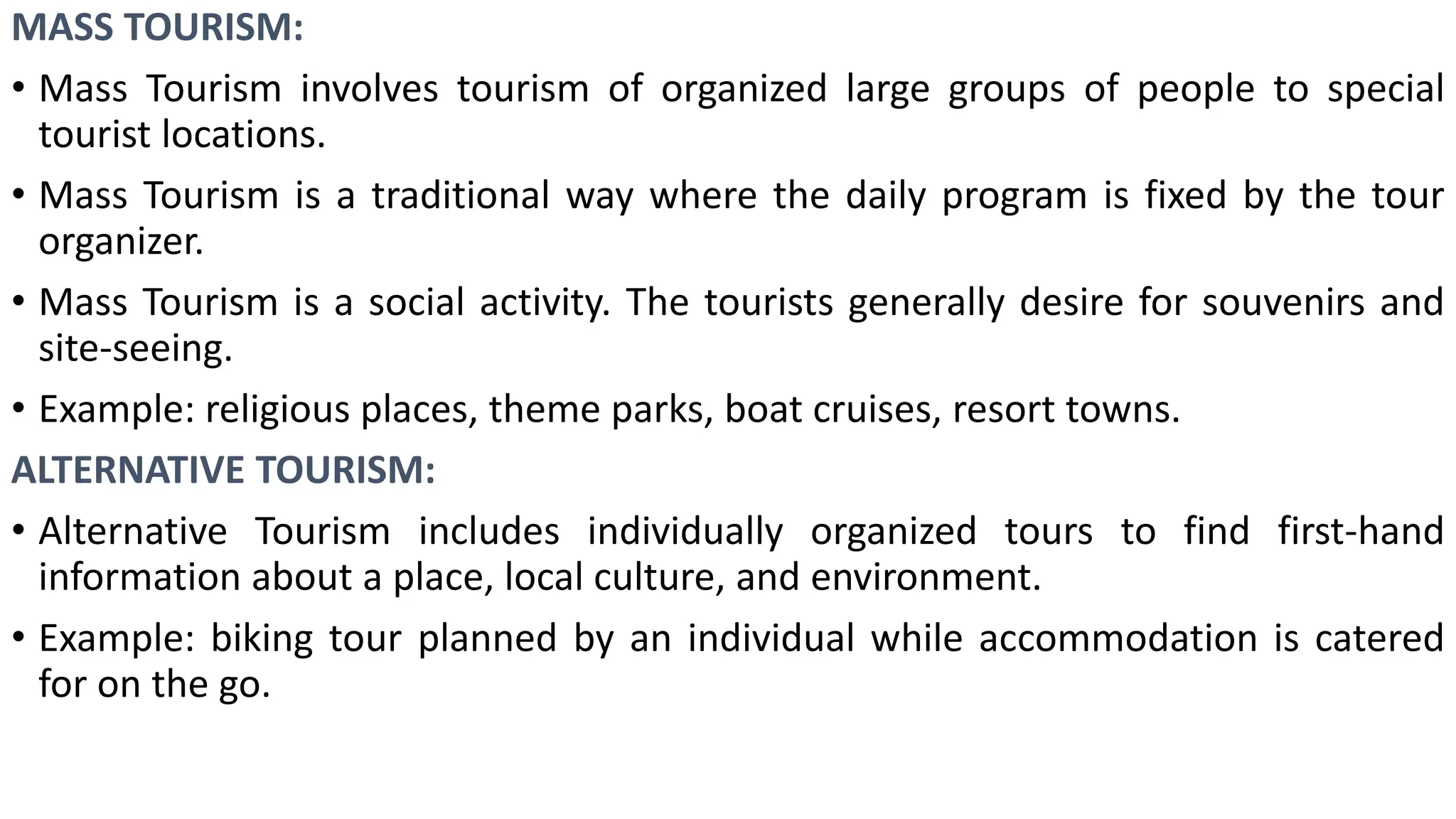 TOURISM TYPES & CATEGORIES.pptx | Polar Travel | Travel Locations