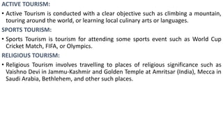 TOURISM TYPES & CATEGORIES.pptx | Polar Travel | Travel Locations