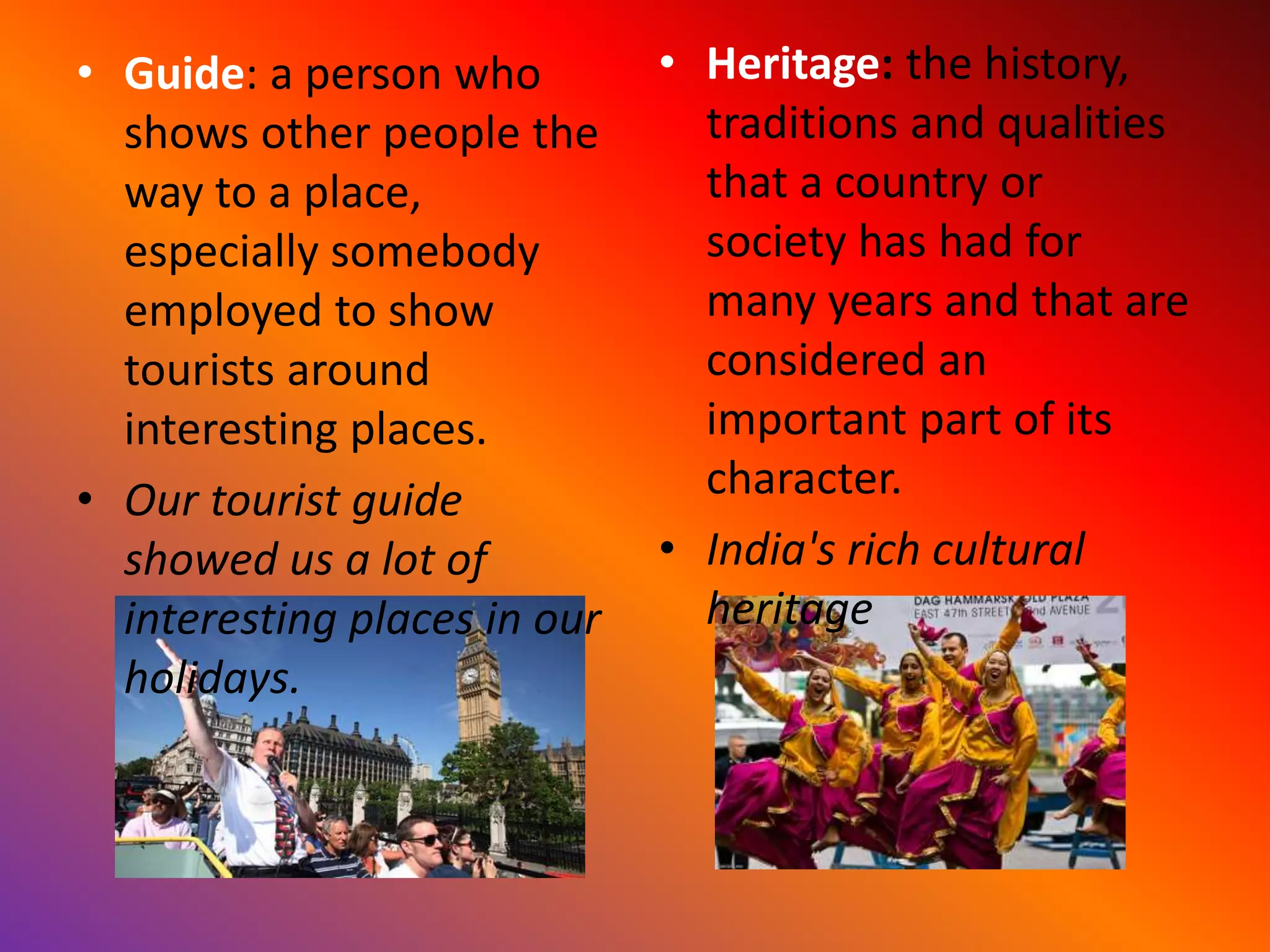 english homework,vocabulary tourism | PPTX | Travel Preparation and ...