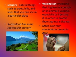 english homework,vocabulary tourism | PPTX | Travel Preparation and ...