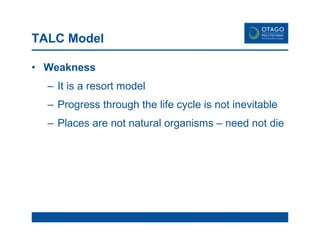 Tourist Area Lifecycle | PPT