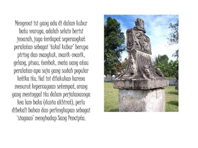 Kuburan Batu Waruga di Sulawesi Utara | PPT