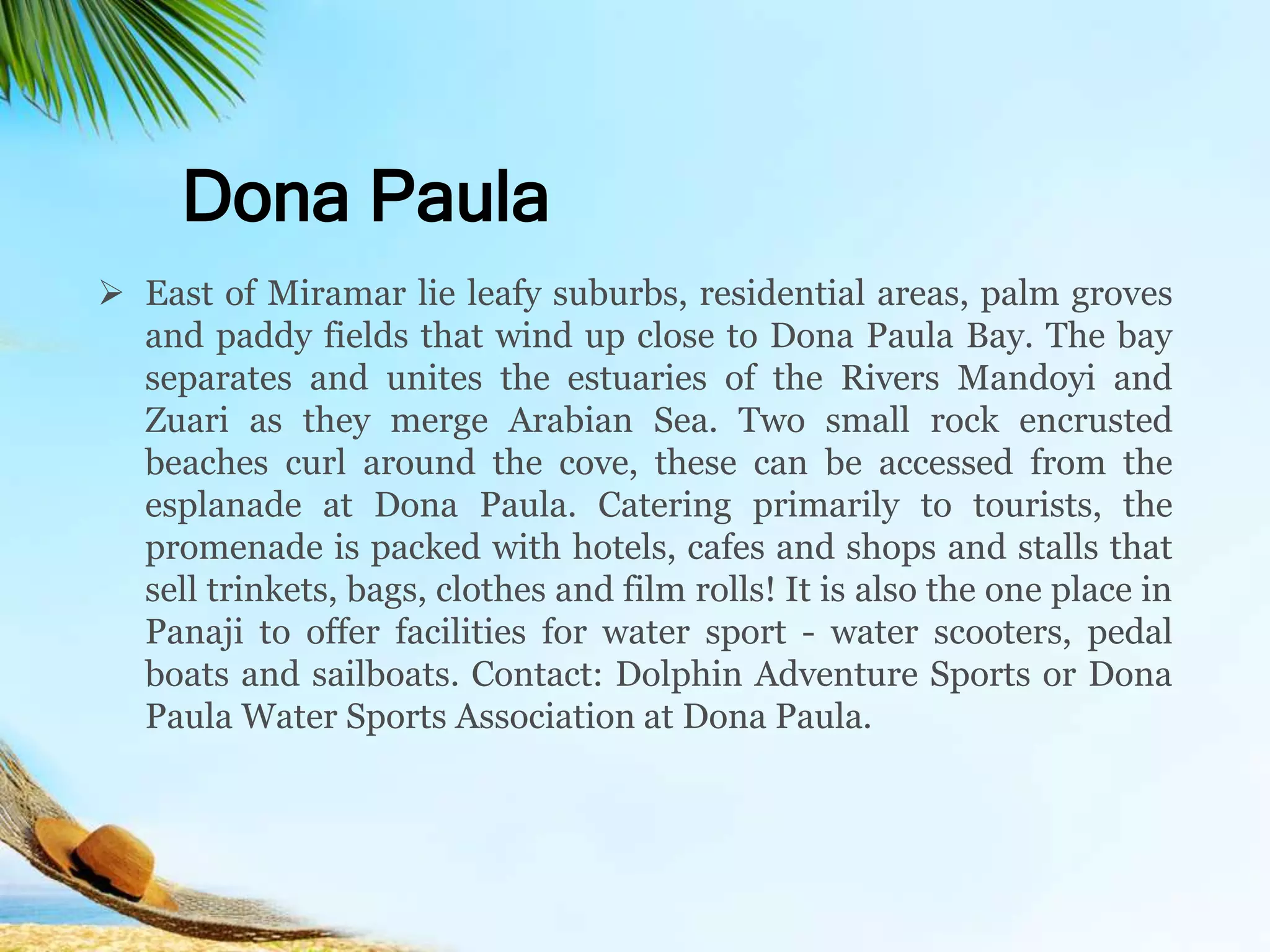 Tourist attractions in goa | PPTX