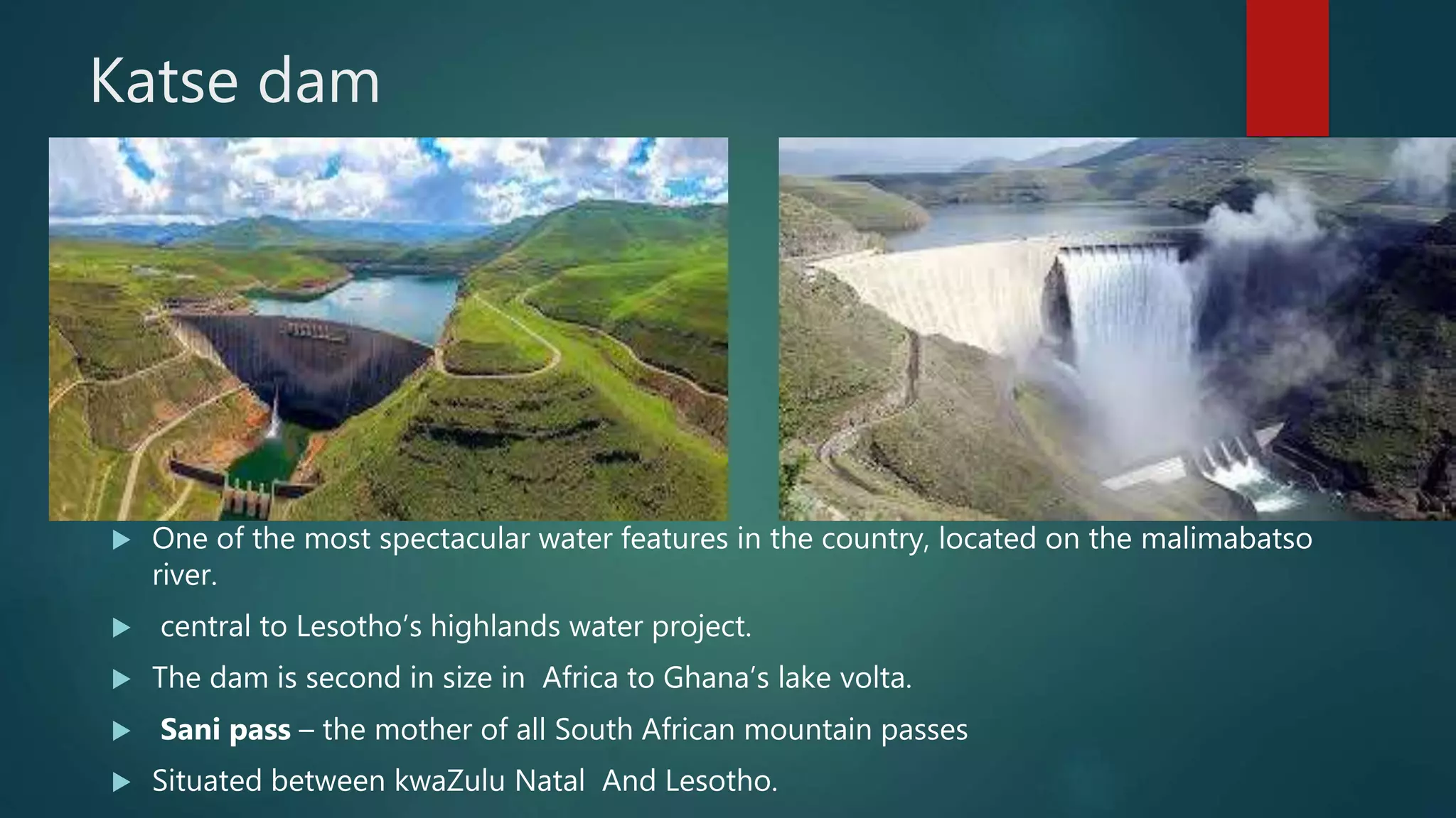 Tourist attractions in the sadc region | PPTX