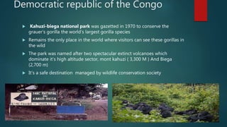 Tourist attractions in the sadc region | PPTX