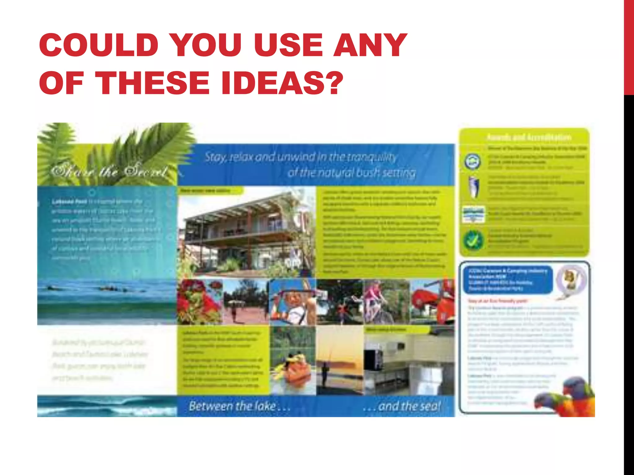 Tourist Brochure Big Ideas | PPTX