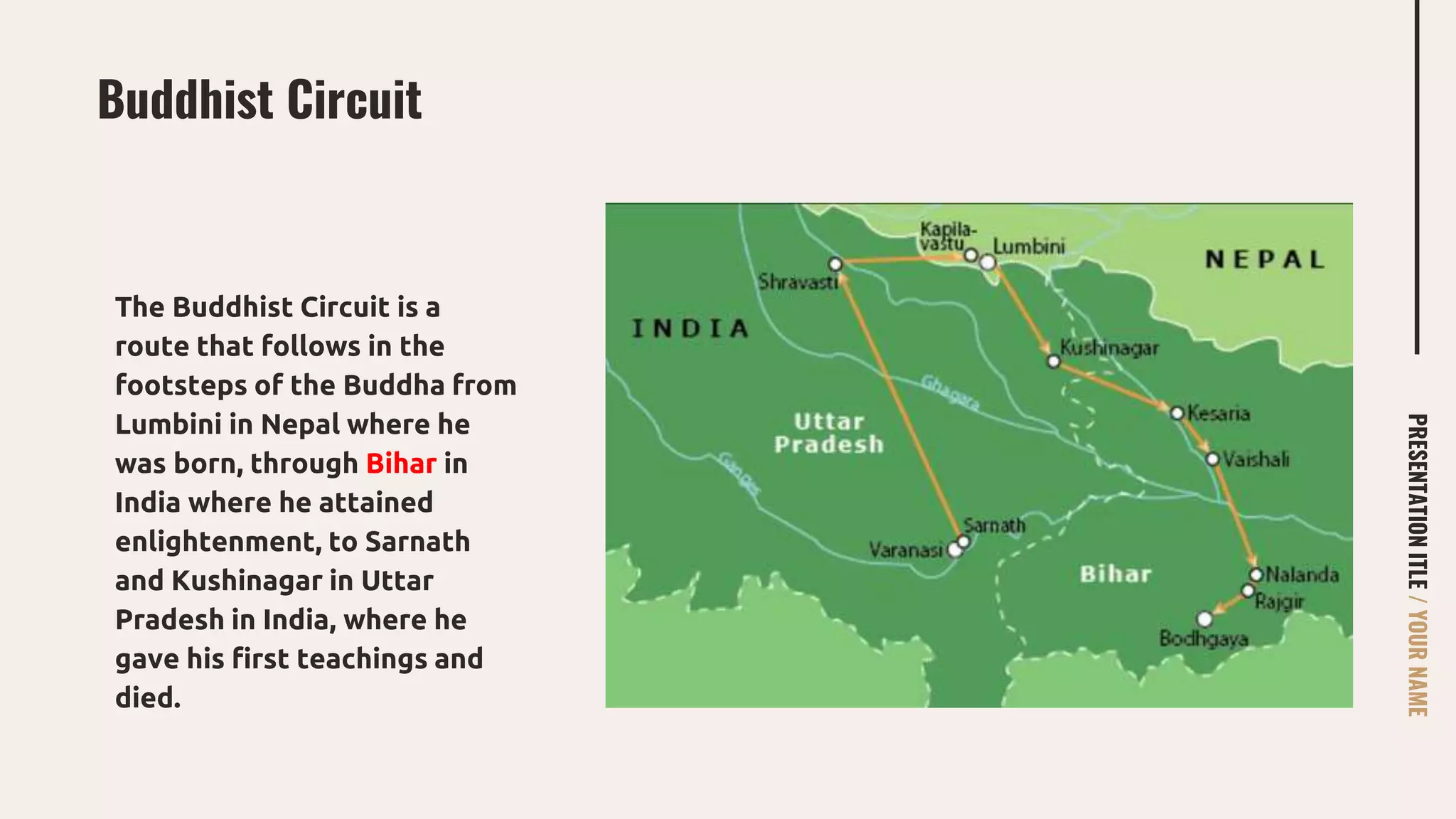 Tourist circuits in eastern India, | PPTX