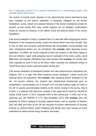 Tourist Destination | DOCX