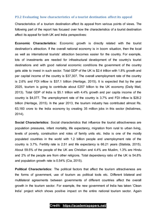 Tourist Destination | PDF