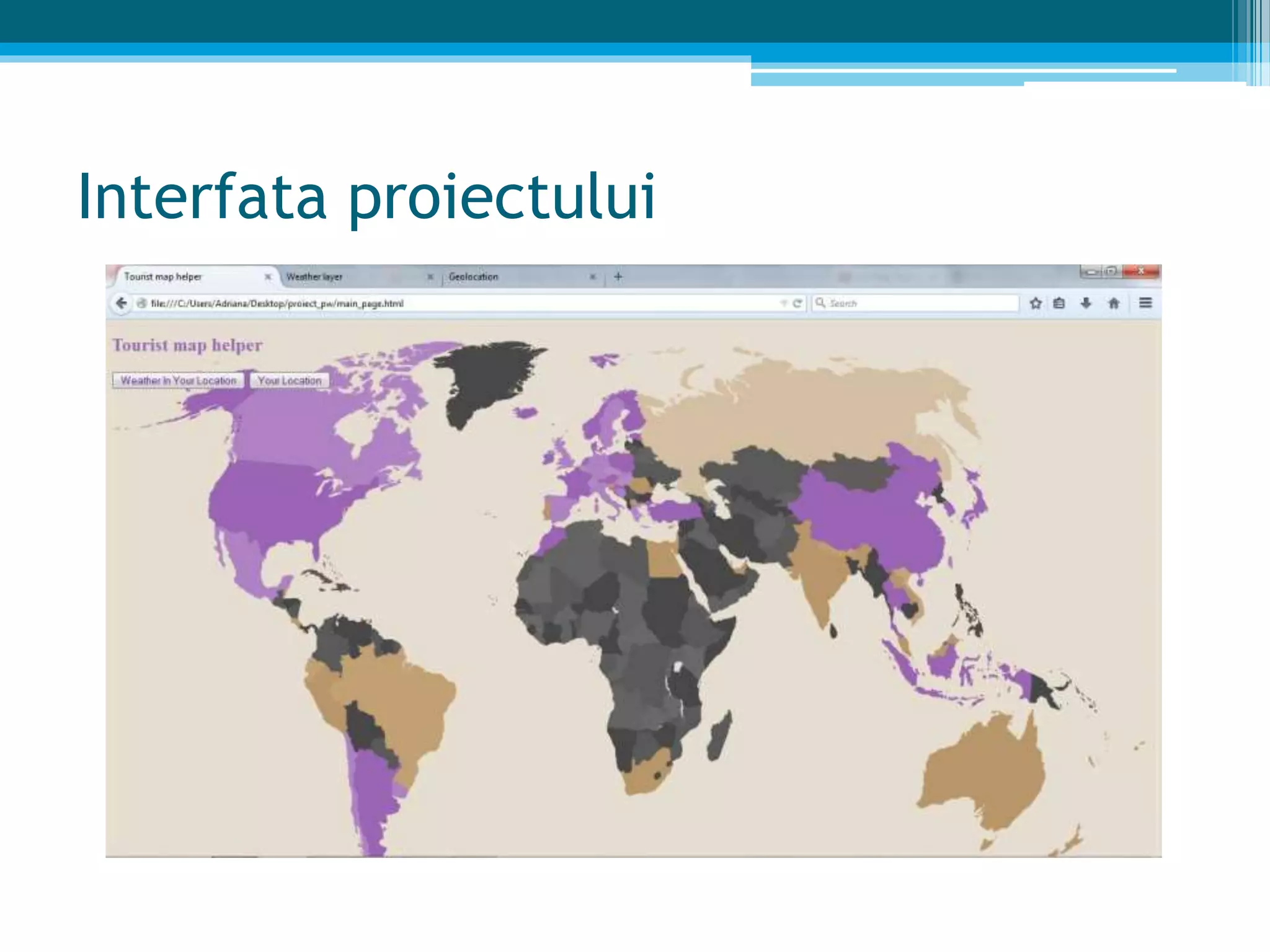 Tourist map helper | PPTX