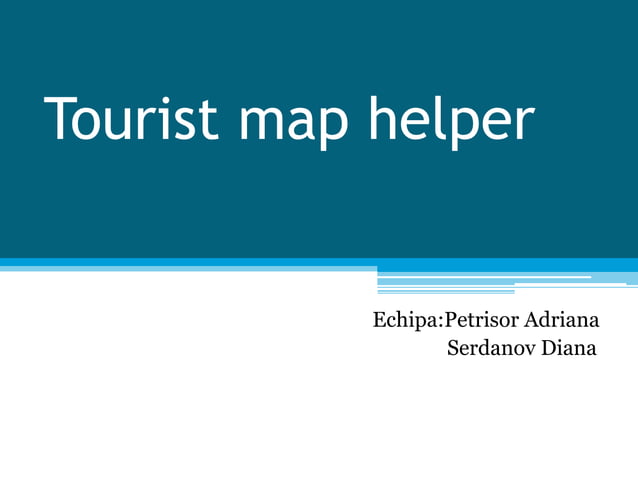 Tourist map helper | PPT