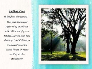 Tourist places in banglore | PPTX
