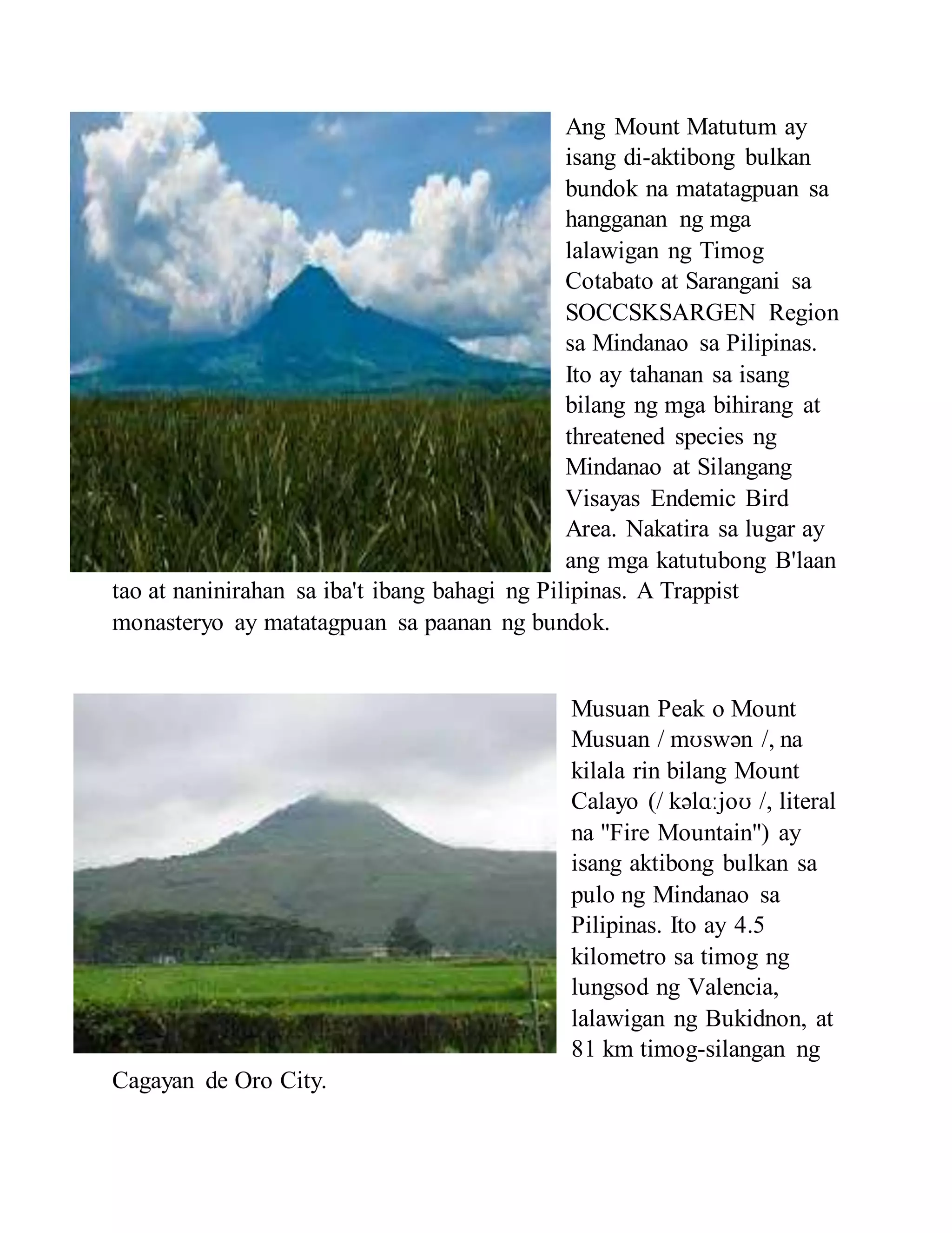 Tourist Spot sa Pilipinas | DOCX