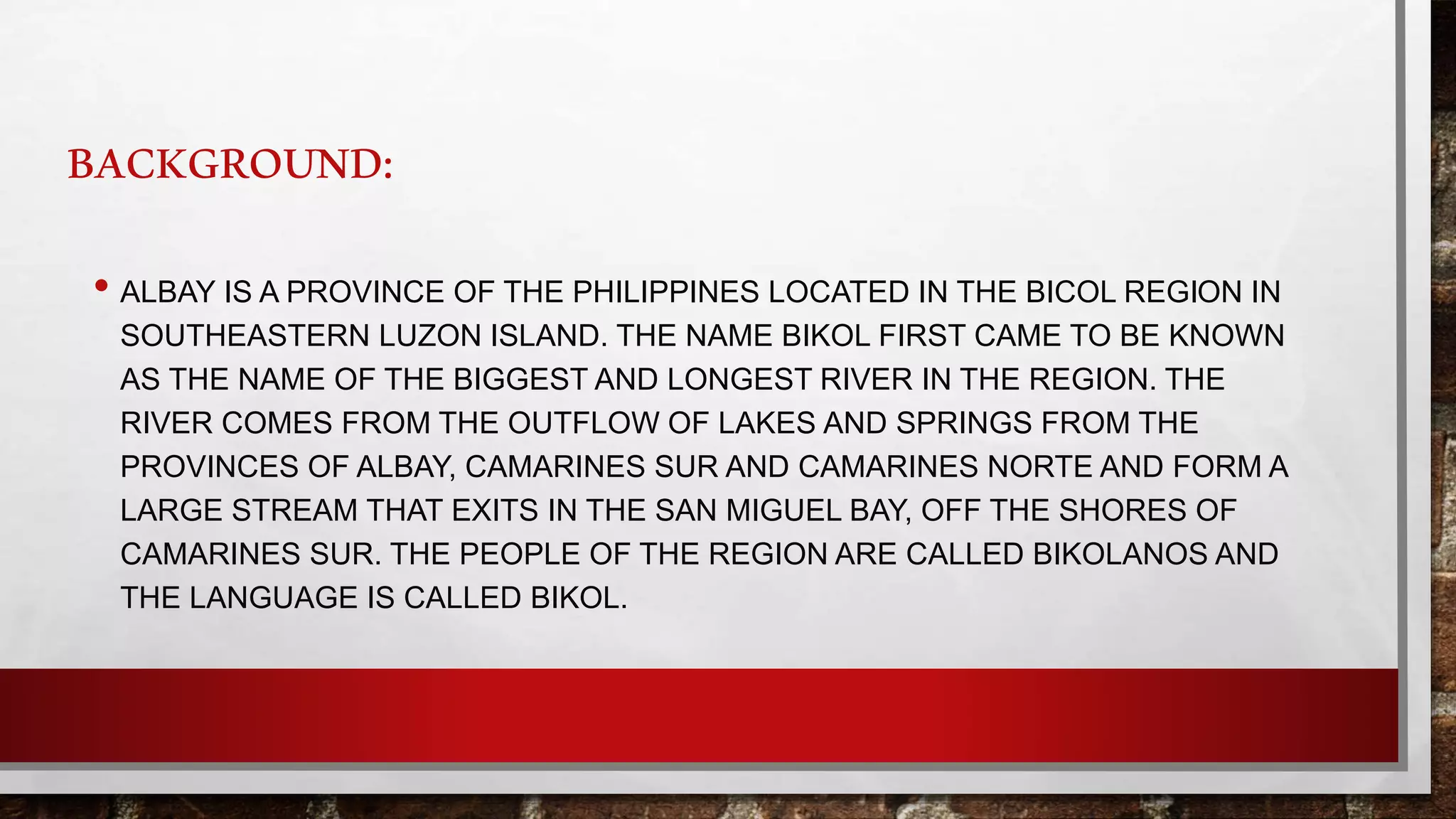 Tourist spots in the province of albay | PPTX