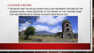 Tourist spots in the province of albay | PPTX