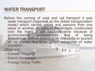 Tourist transport system | PPTX