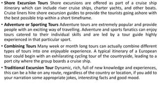 TOUR & ITS TYPE | PPTX