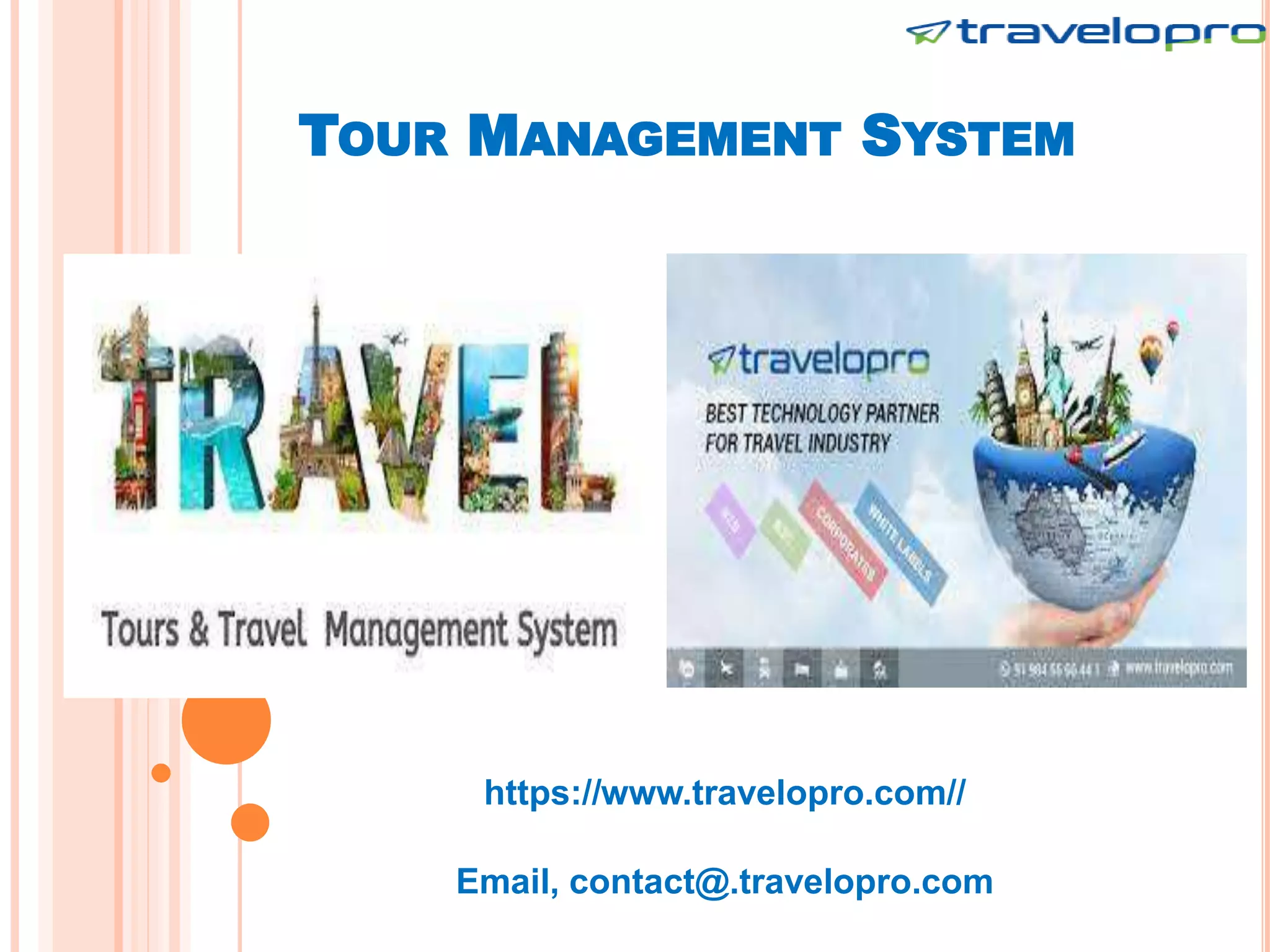 Tour Management System | PPTX