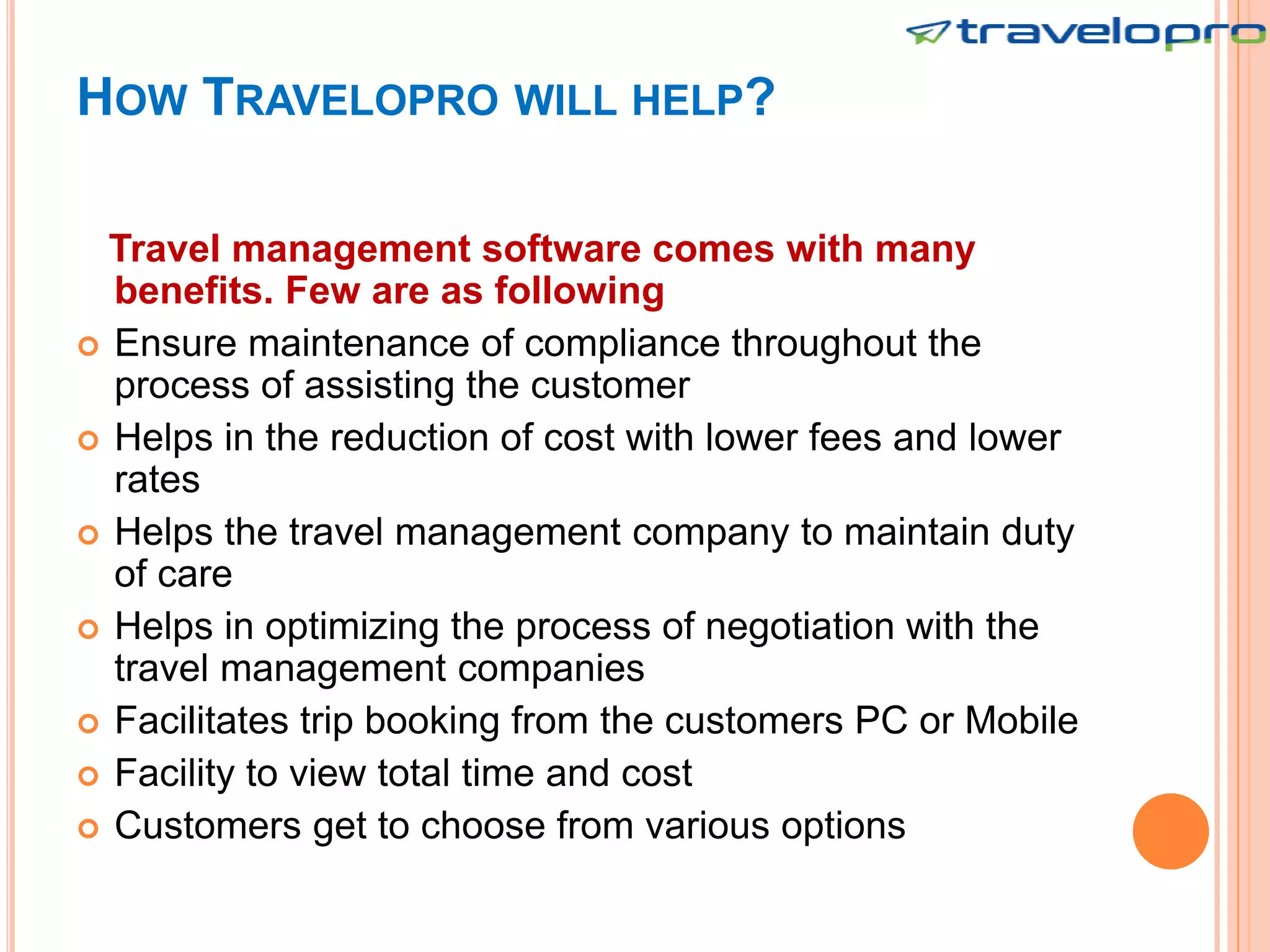 Tour Management System | PPTX