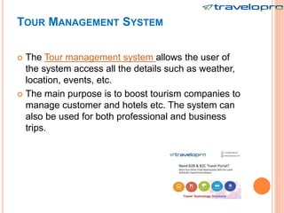 Tour Management System | PPTX
