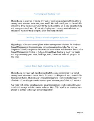 Tour Management System | PDF