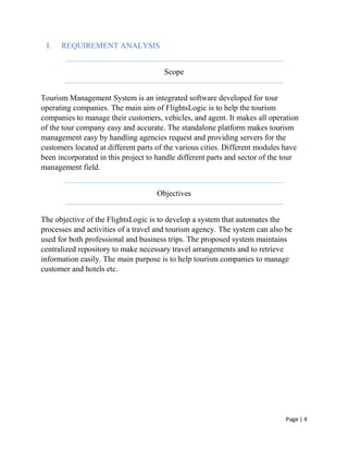 Tour Management System | PDF