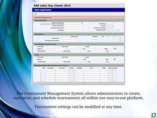Tournament Management System | PDF