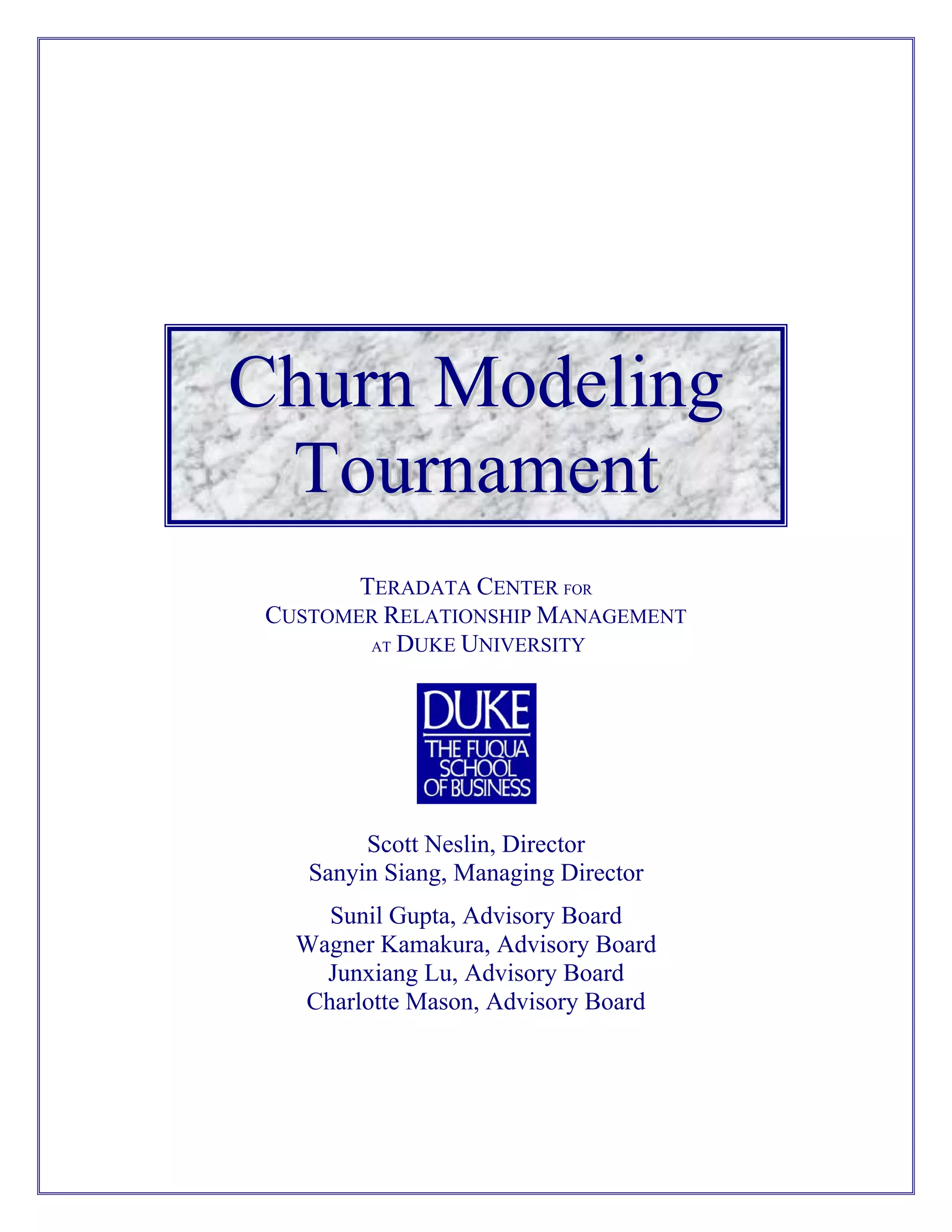 Tournament Overview | PDF
