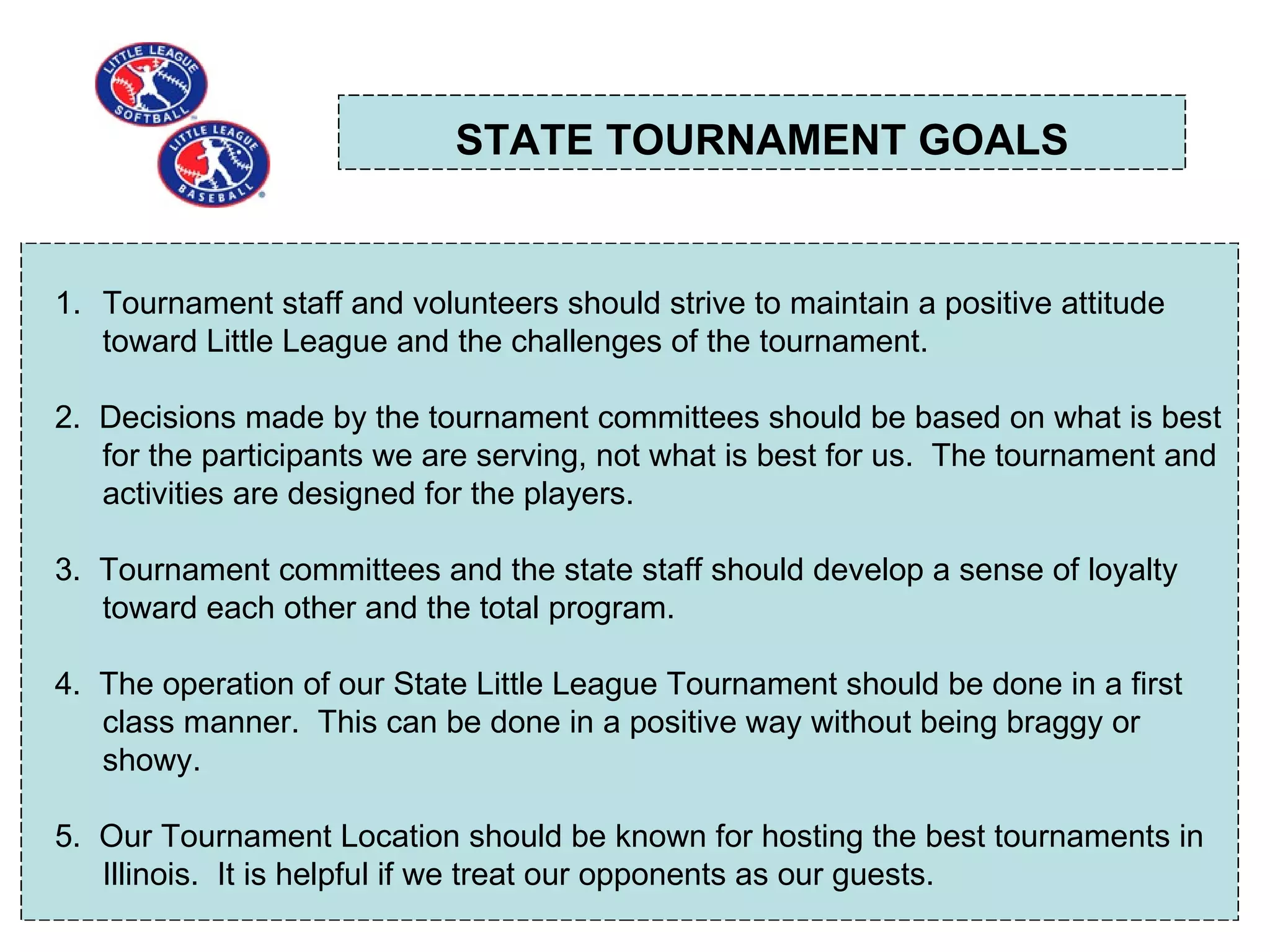 Tournament Directors Training Guide | PPT