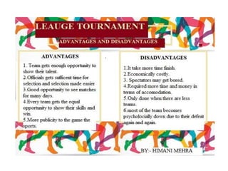 Tournaments and its types types | PPTX