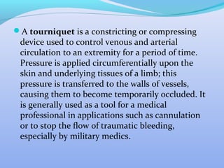 Tourniquet | PPT