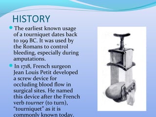 Tourniquet | PPT