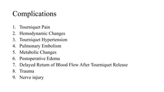 Tourniquet vs reperfusion in Orthopedic surgery especially replantation ...